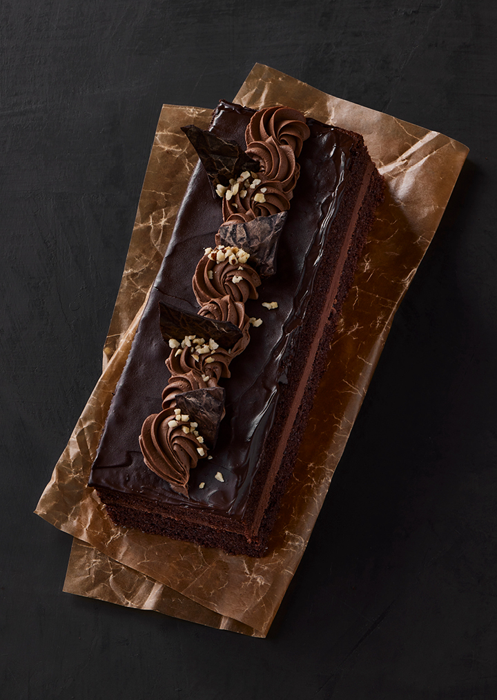Mørk kage med chokoladeganache - Credin